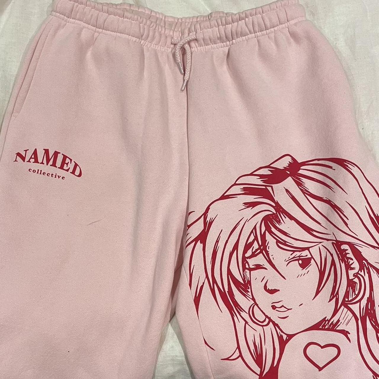 Named Collective Women's Pink Joggers-tracksuits | Depop