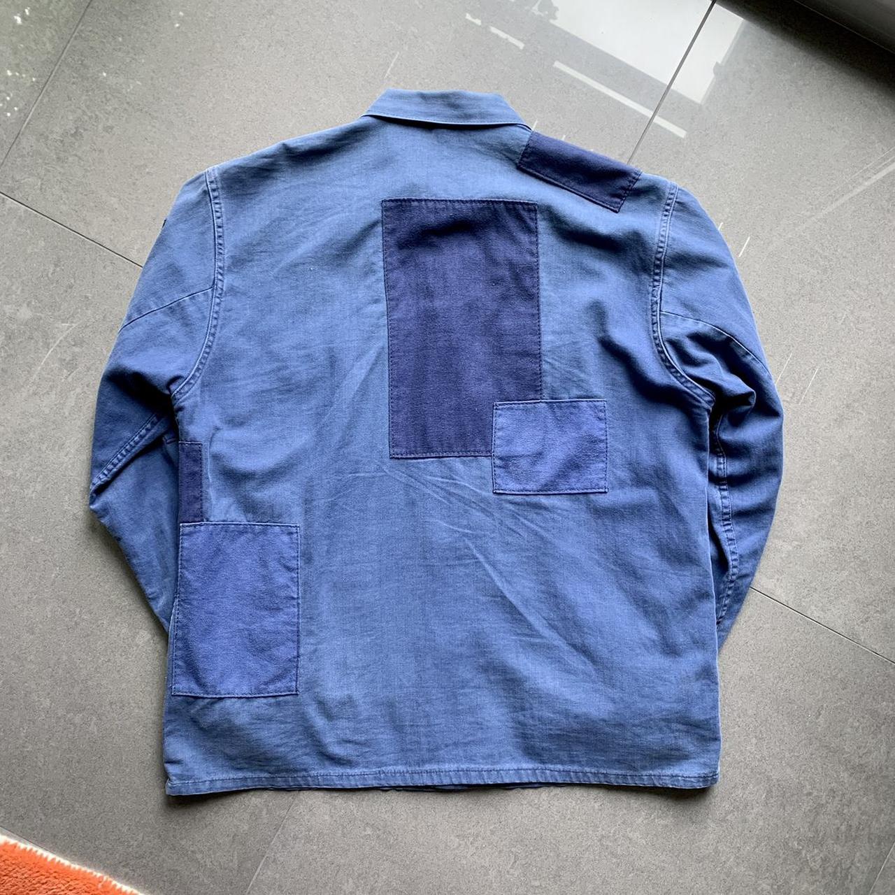 Handmade Patchwork Chore Jacket From small studio... - Depop