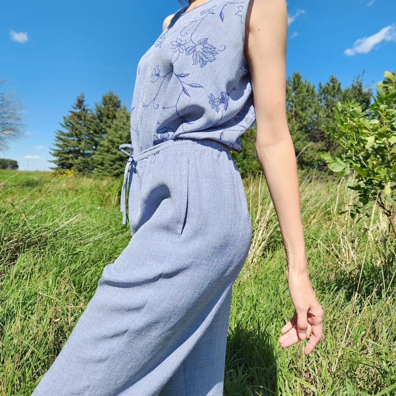 Blue Matching Set This vintage y2k set by Draper's... - Depop