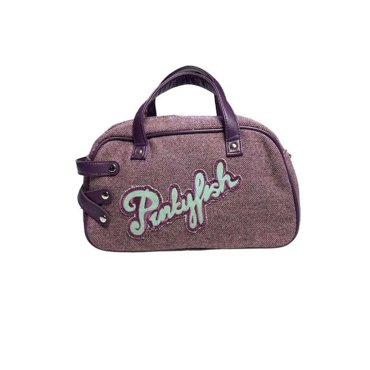 Punky fish tweed mini bag Y2K style Mirror & trim... - Depop