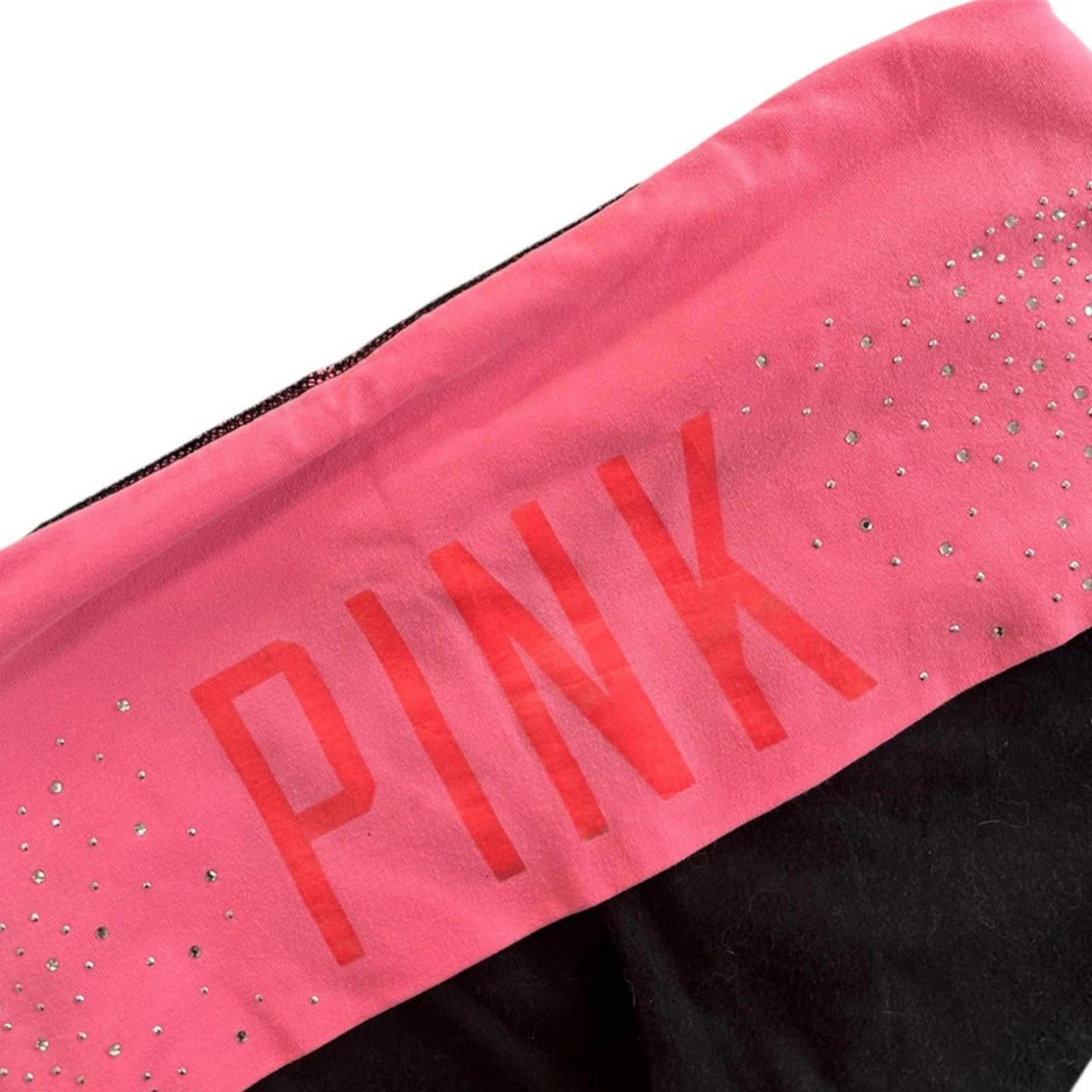 2000s mcbling Victorias Secret Pink rhinestone... | Depop