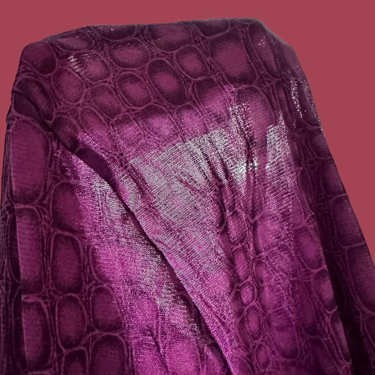 Crocodile Print Micro Mesh Top Double layered mesh.... - Depop