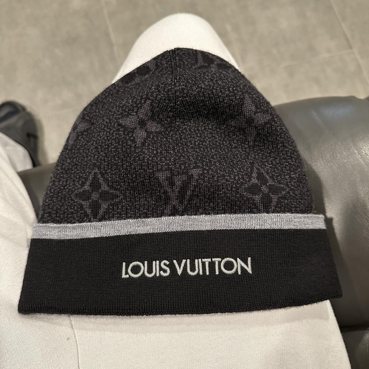 jacquard weave my monogram eclipse hat/beanie... - Depop