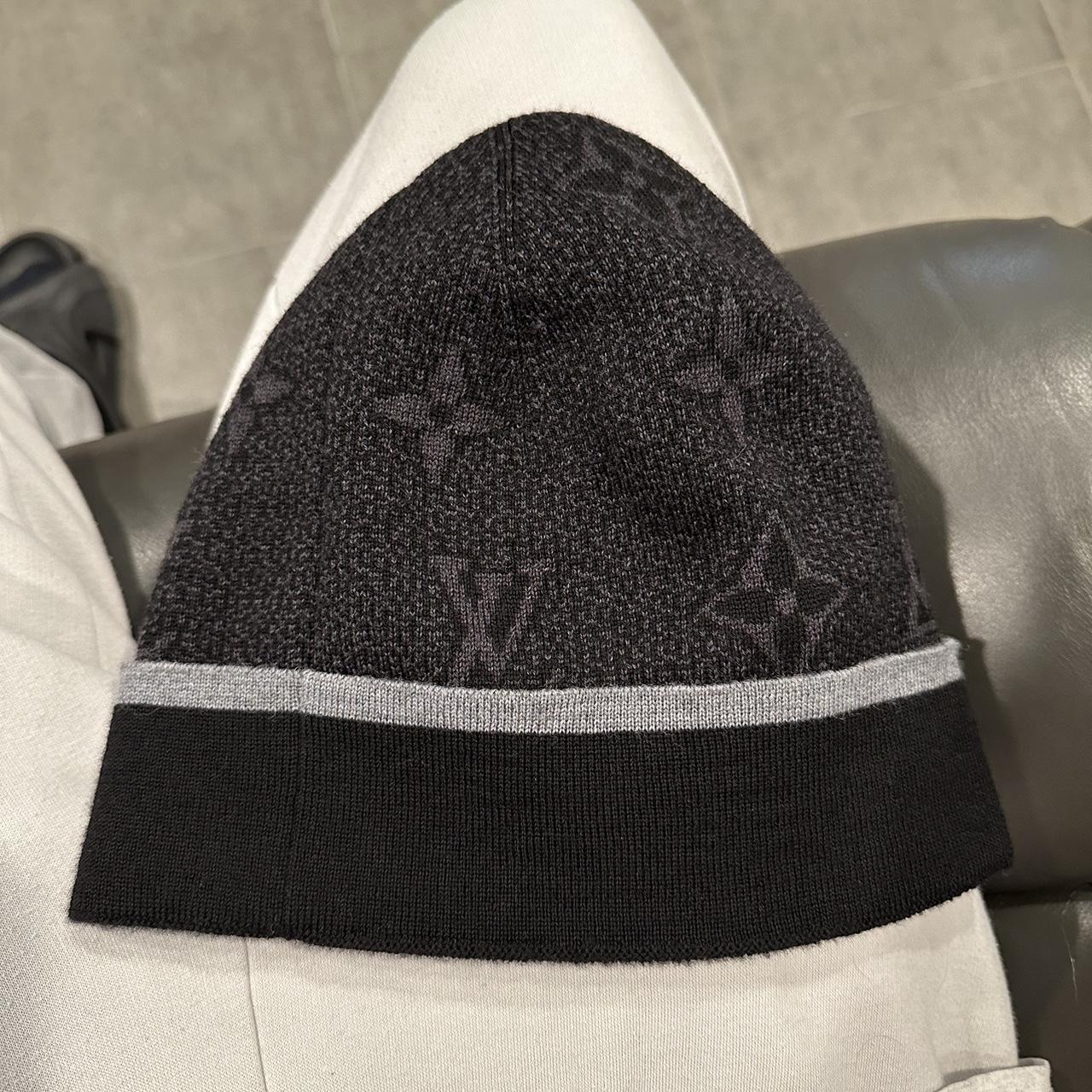 jacquard weave my monogram eclipse hat/beanie... - Depop