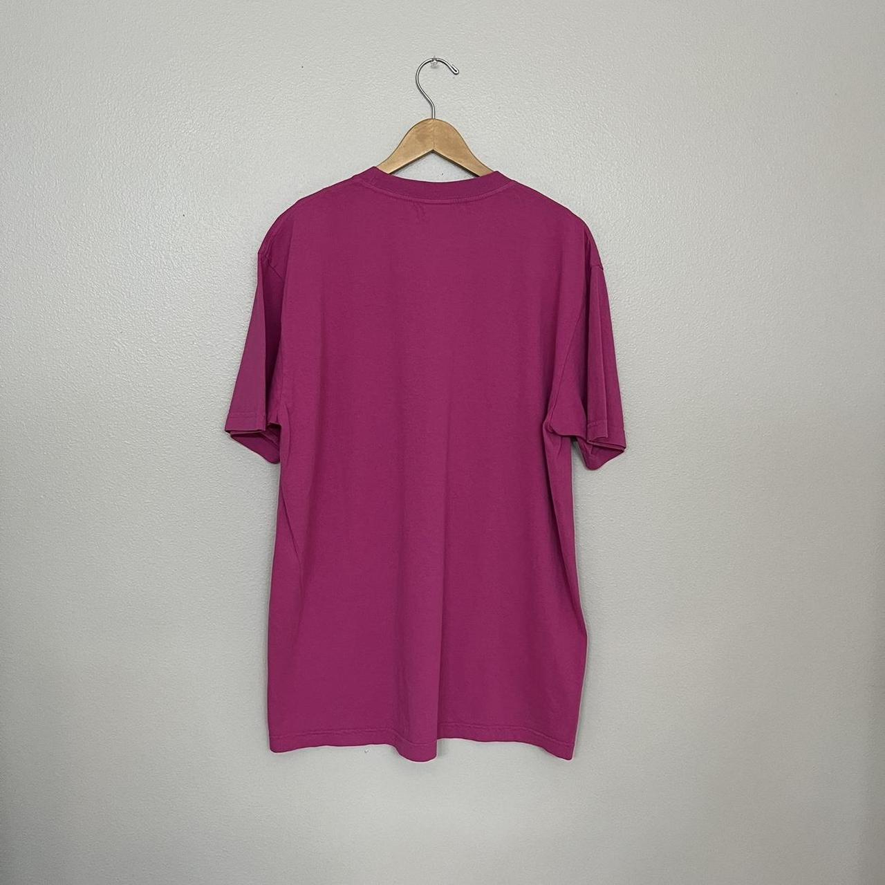 Pink Undefeated sport t shirt #undefeated #stussy... - Depop