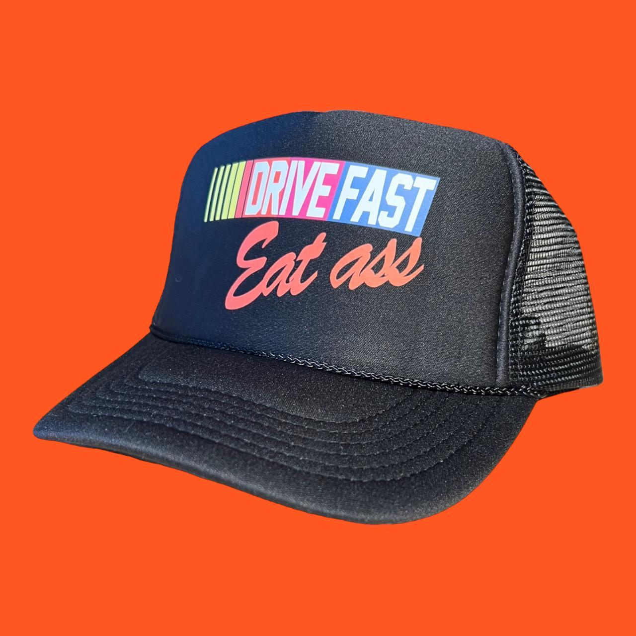 Drive Fast Eat A Nascar Racing Trucker Hat Funny Depop