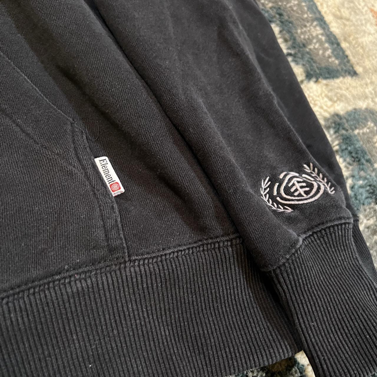 Element Men's Black and Grey Hoodie | Depop