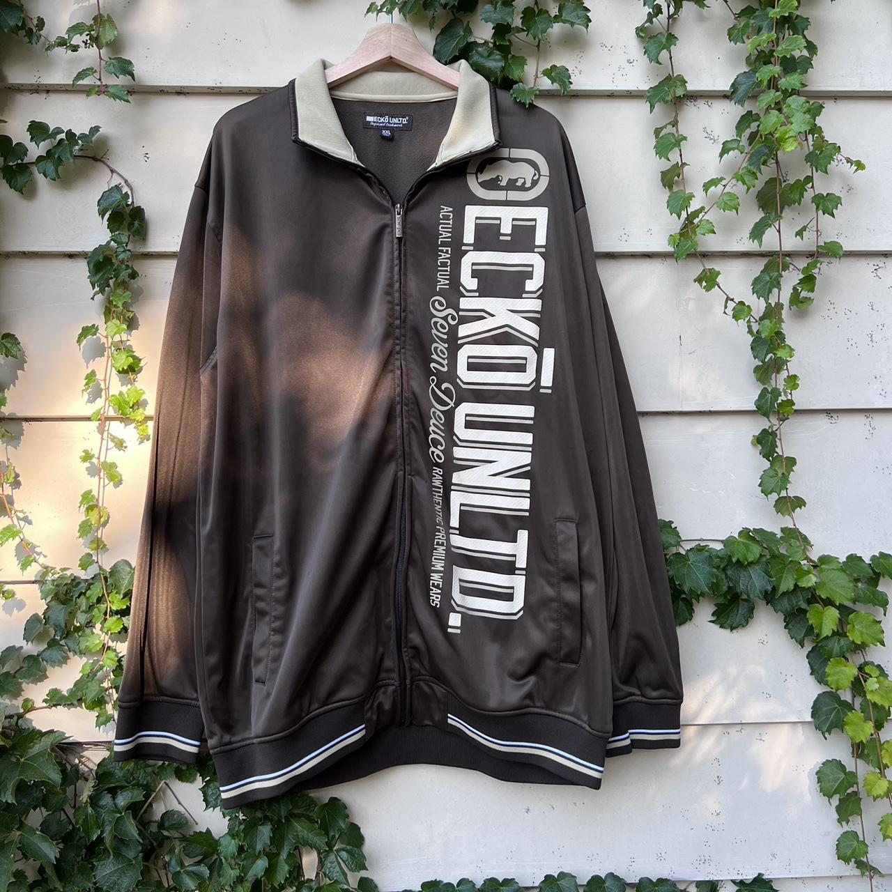 Y2K Ecko Unltd. track jacket Tagged XXL Minor... - Depop