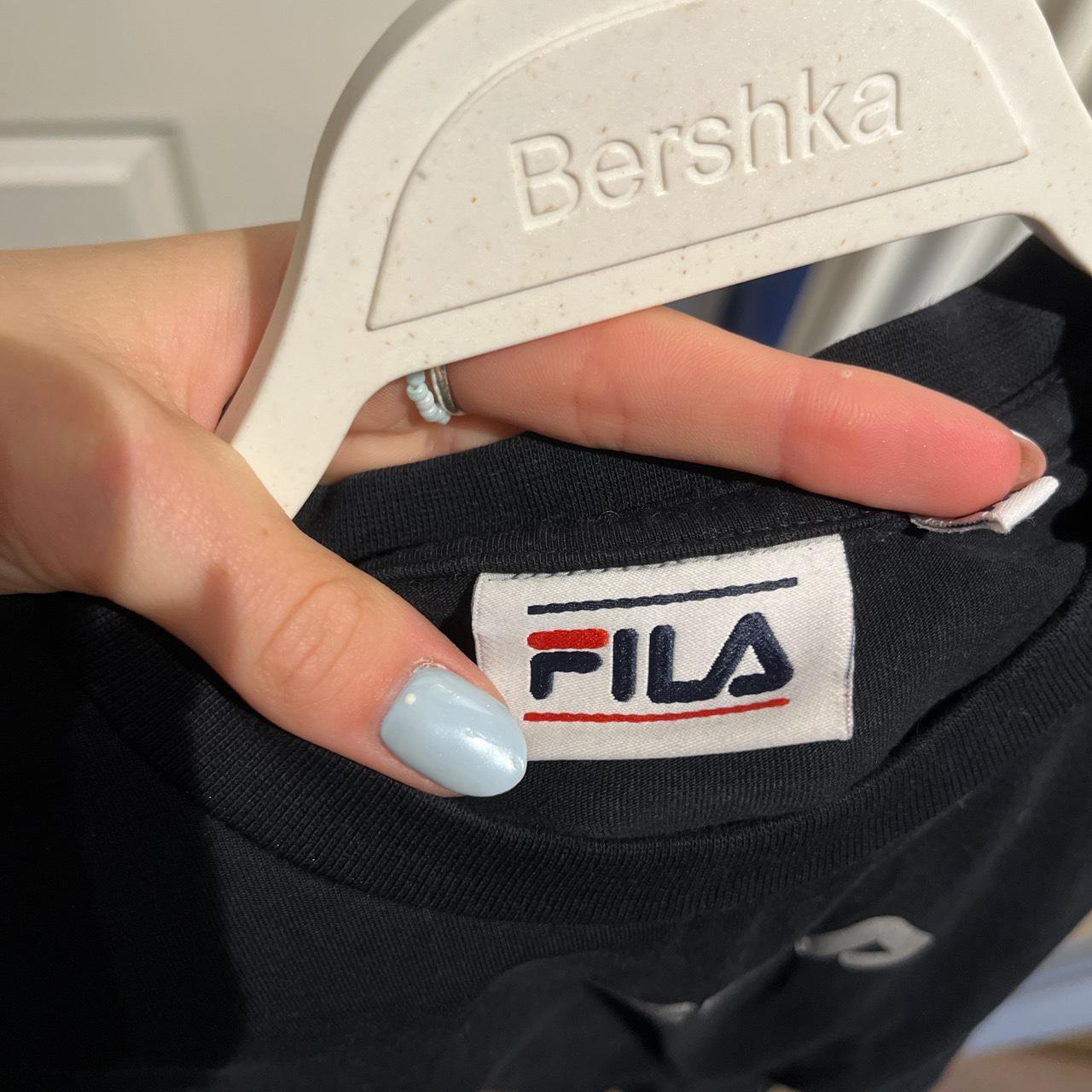 Xs Fila Tight Crop Top Love This Top But Doesnt Depop