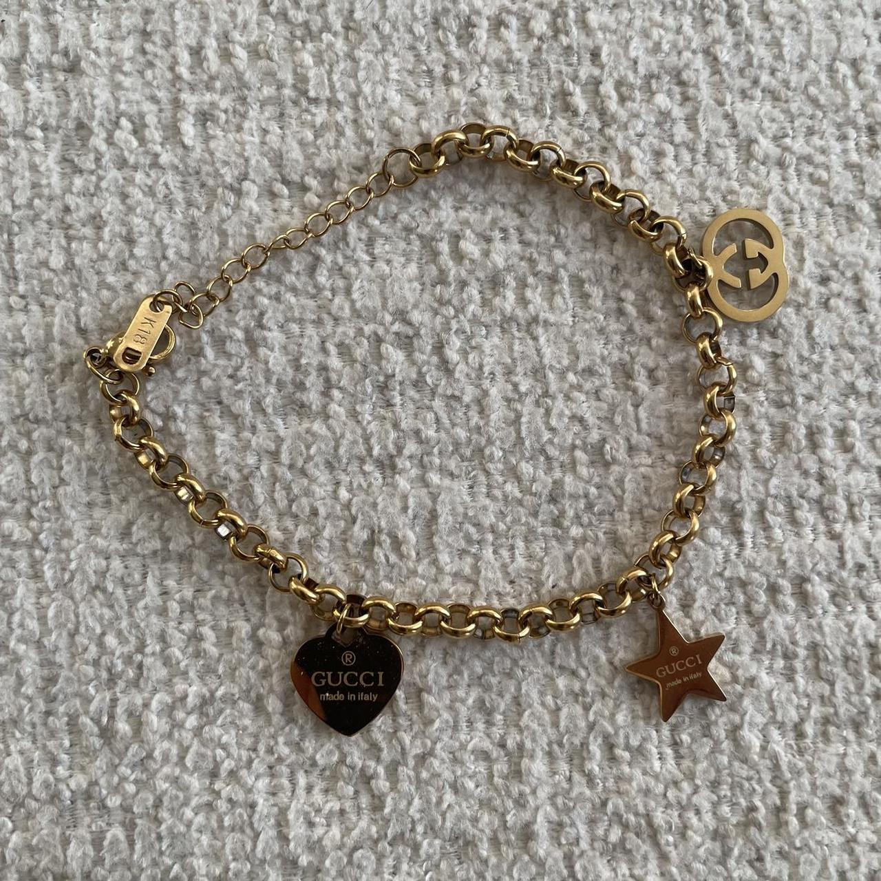 Reworked Gucci charm bracelet. Authentic charms... - Depop