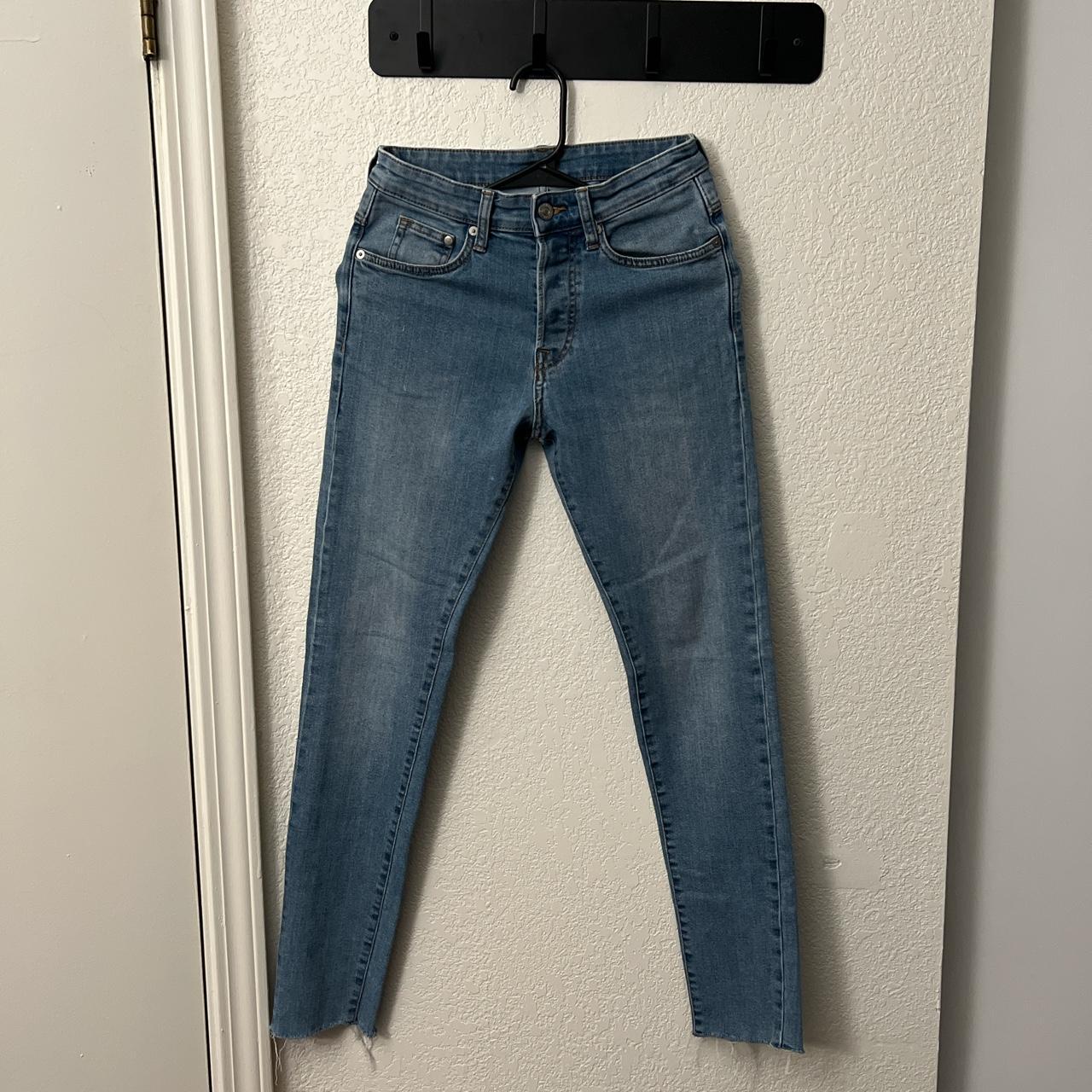 H&M Skinny Jeans Size 28 / 32 Cut Hems Good... - Depop