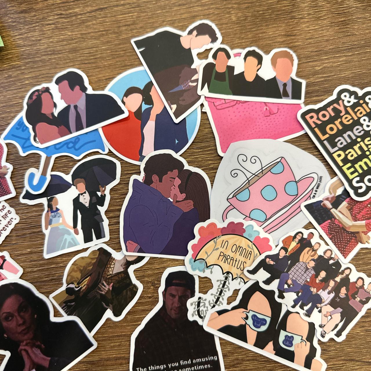 Pack of 20 GILMORE GIRLS stickers - 20 pcs - see... - Depop