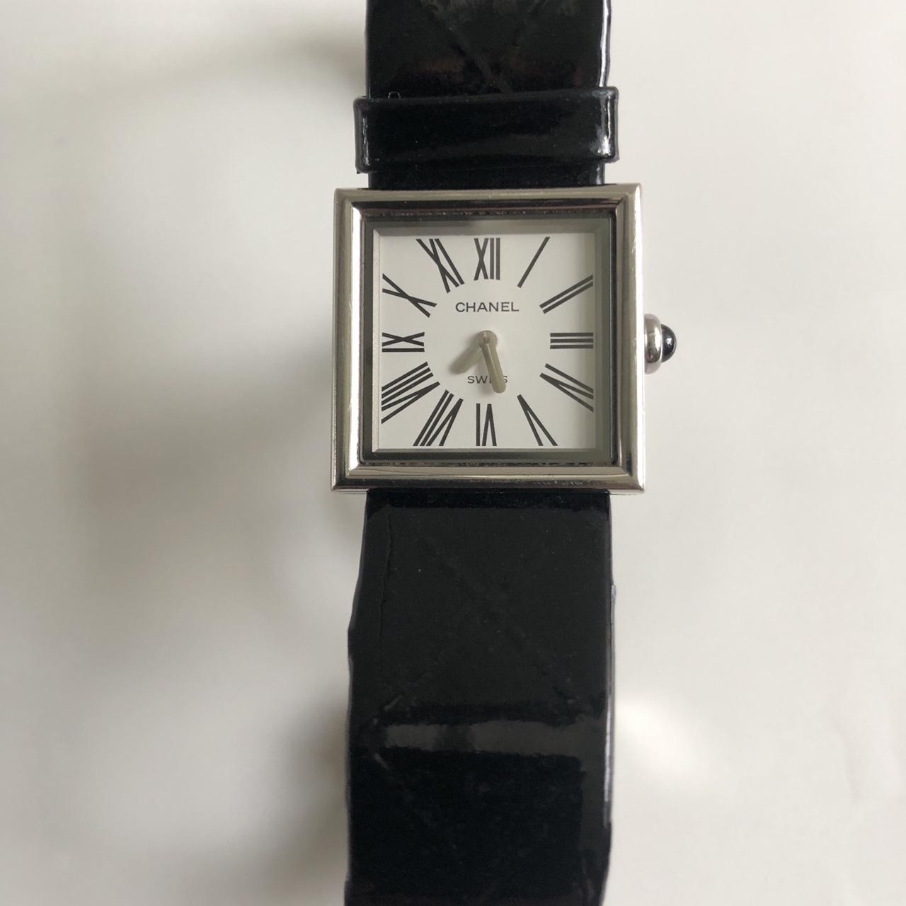 Chanel ladies watch Back of watch strap worn But... - Depop