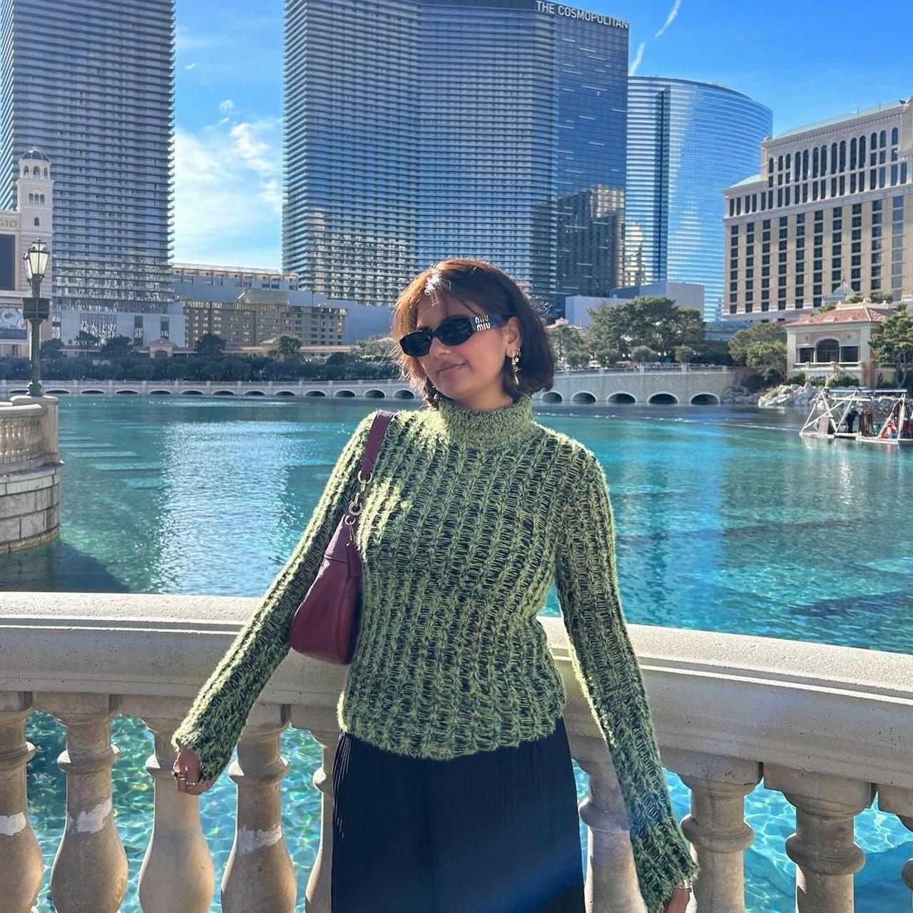 Camilla & Marc textured turtleneck knit in citron.... - Depop