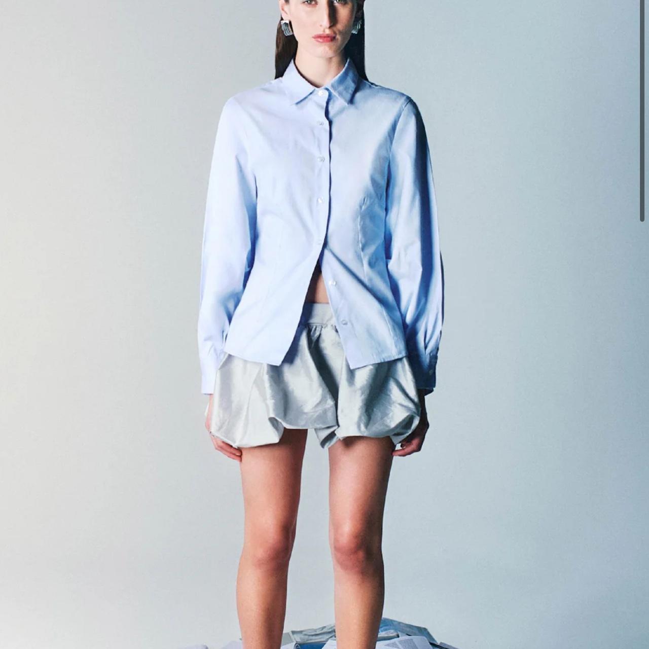 MODE MISCHIEF OVERSIZED CINCH SHIRT Brand New worn... | Depop