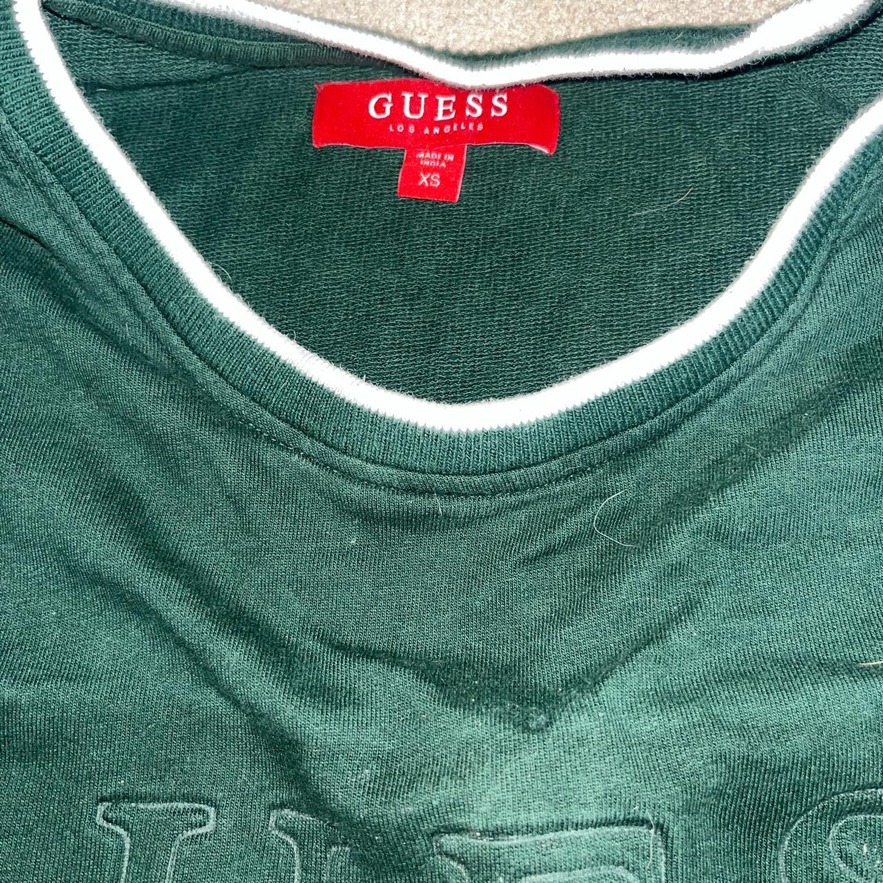 Guess Green Sweater w Red Tags Size XS Men’s... - Depop