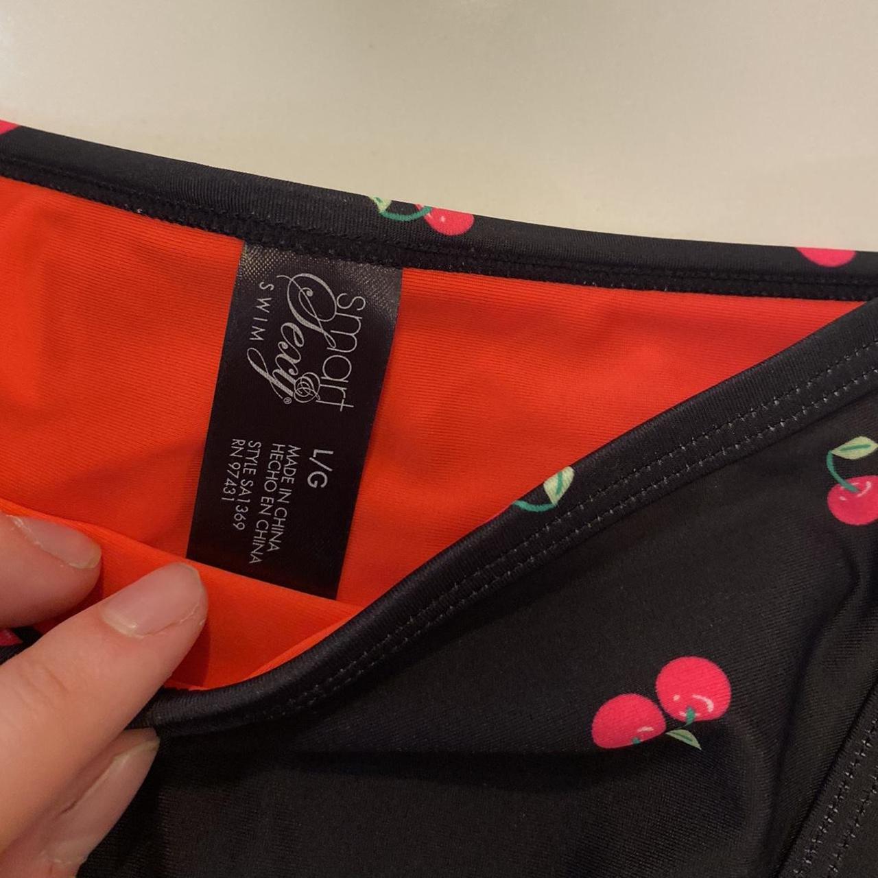 Classic cherry print bikini bottom! This best fits a... - Depop