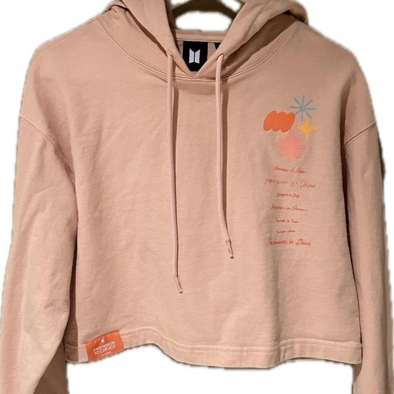 Official BTS Permission to dance cropped hoodie 🕺👯💜... - Depop