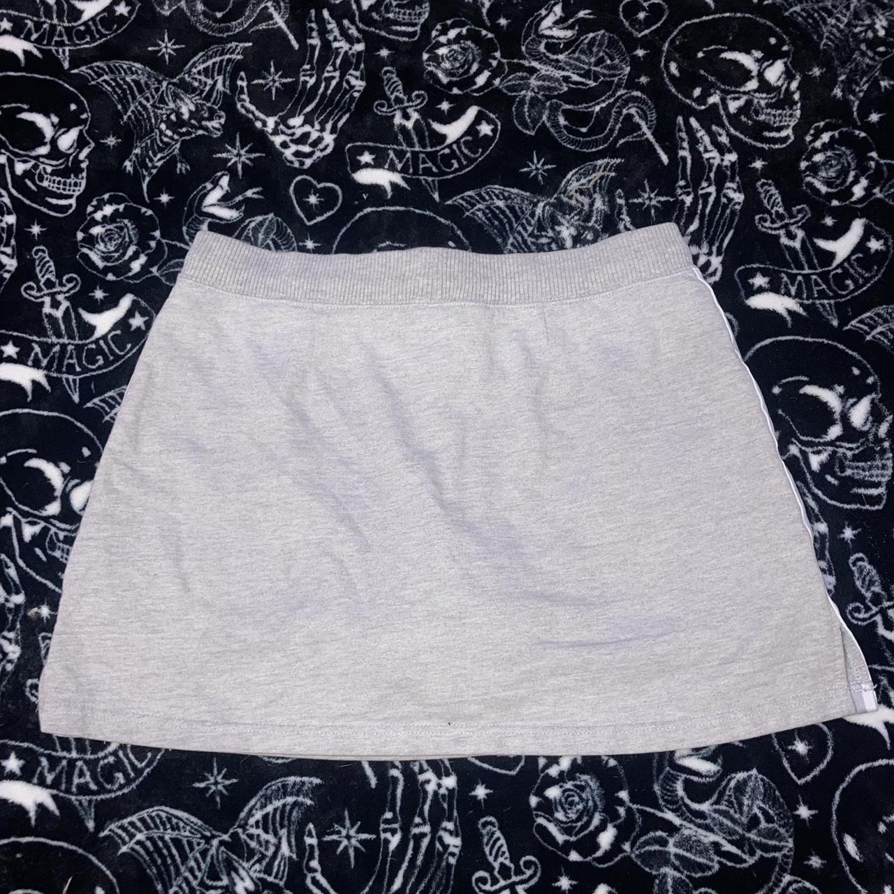 Women's Grey and White Skirt | Depop