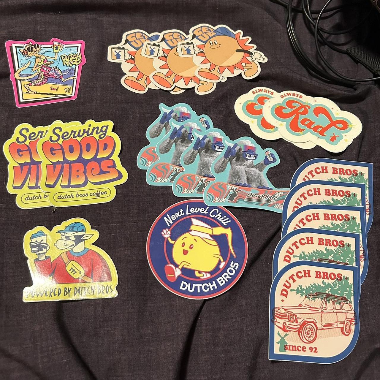 Dutch Bros Stickers all brand new 19 stickers,... - Depop