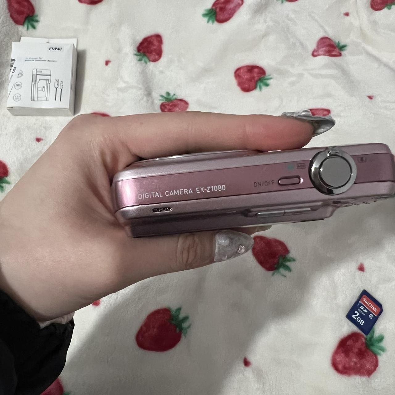 Casio pink digital camera Gives off y2k vibes and... - Depop