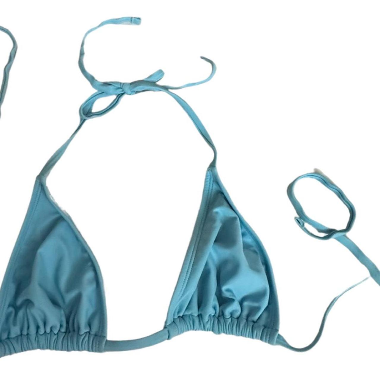 Sky blue bikini top #xhilaration #beach #bikini #surf - Depop