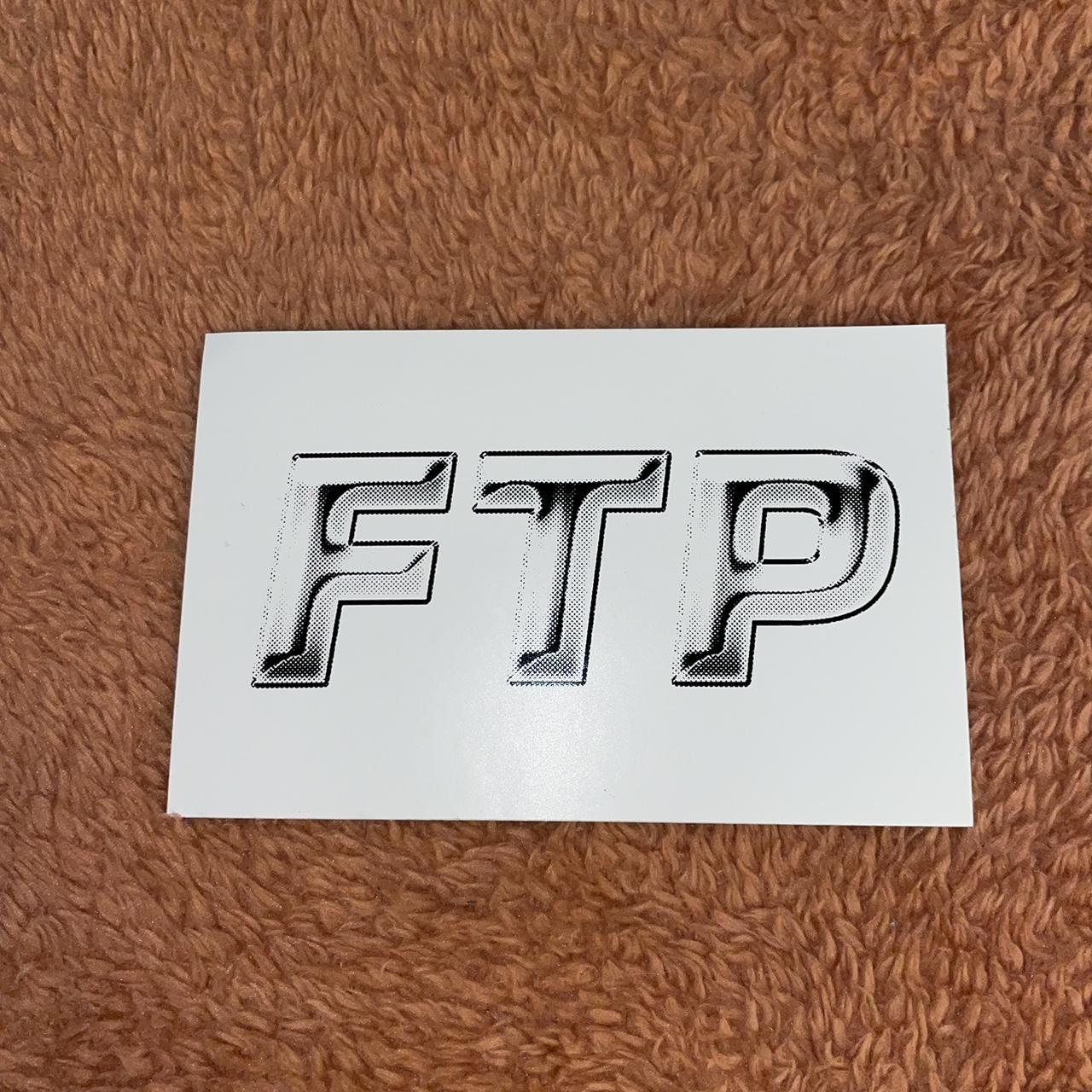 FTP OG Chrome Logo Sticker #FTP #fuckingawesome... - Depop