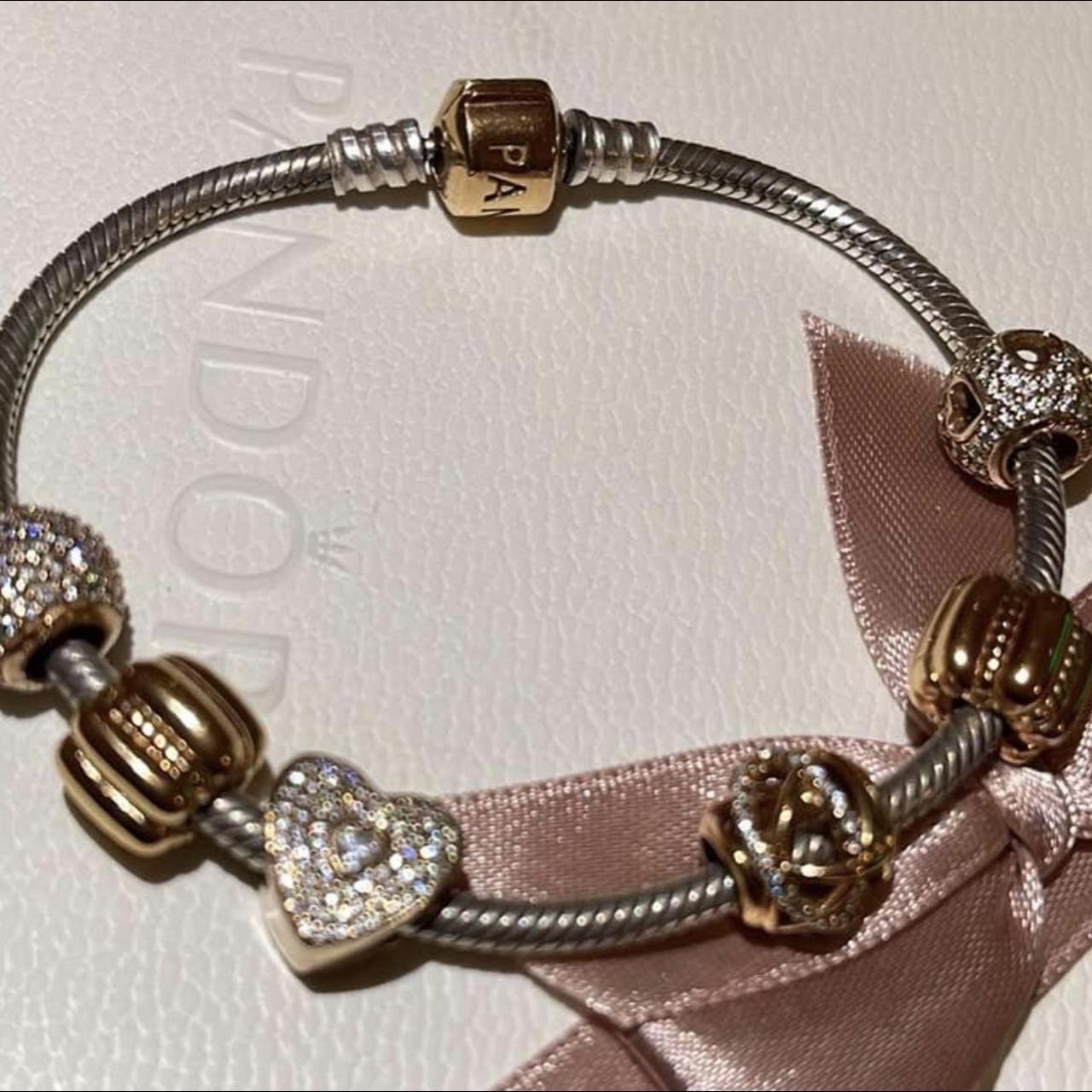 Pandora Moments Snake Chain Bracelet x 6 ... - Depop