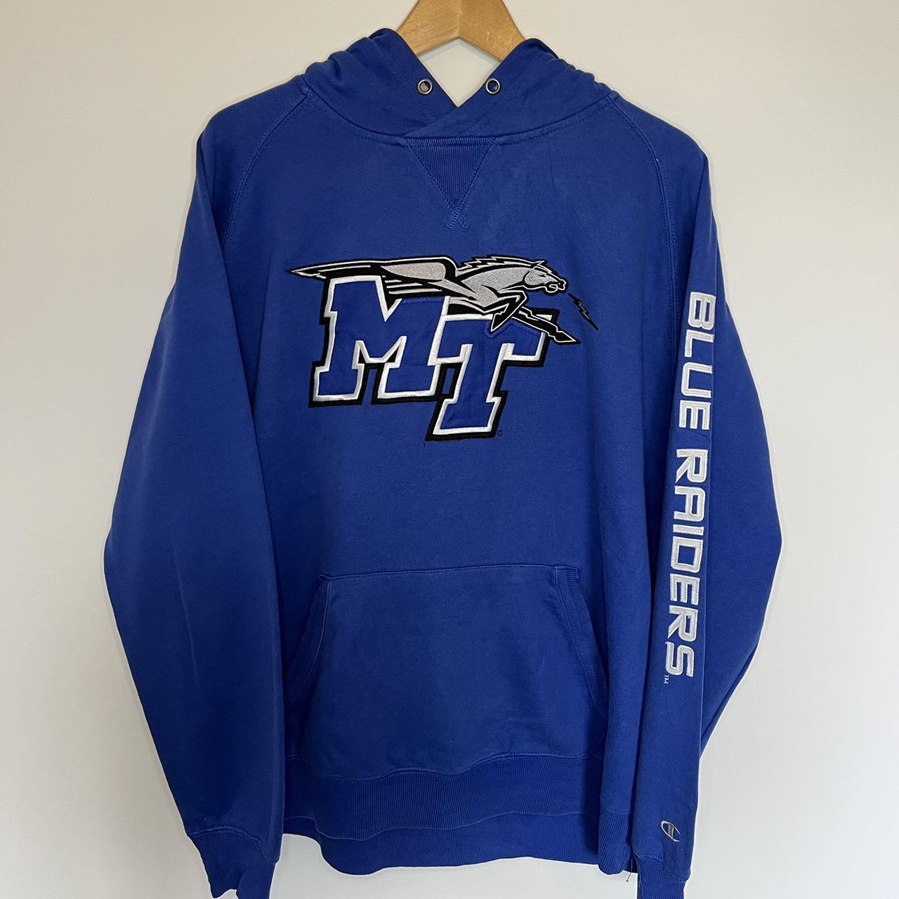 Champion Middle Tennessee State University Blue... | Depop