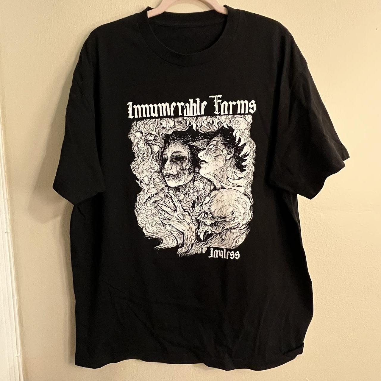 Innumerable Forms XL black T-shirt, the tag got... - Depop
