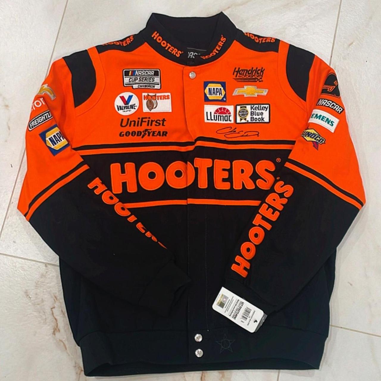 HOOTERS RACING JACKET🏎️ #hooters #jacket #jhdesign... - Depop