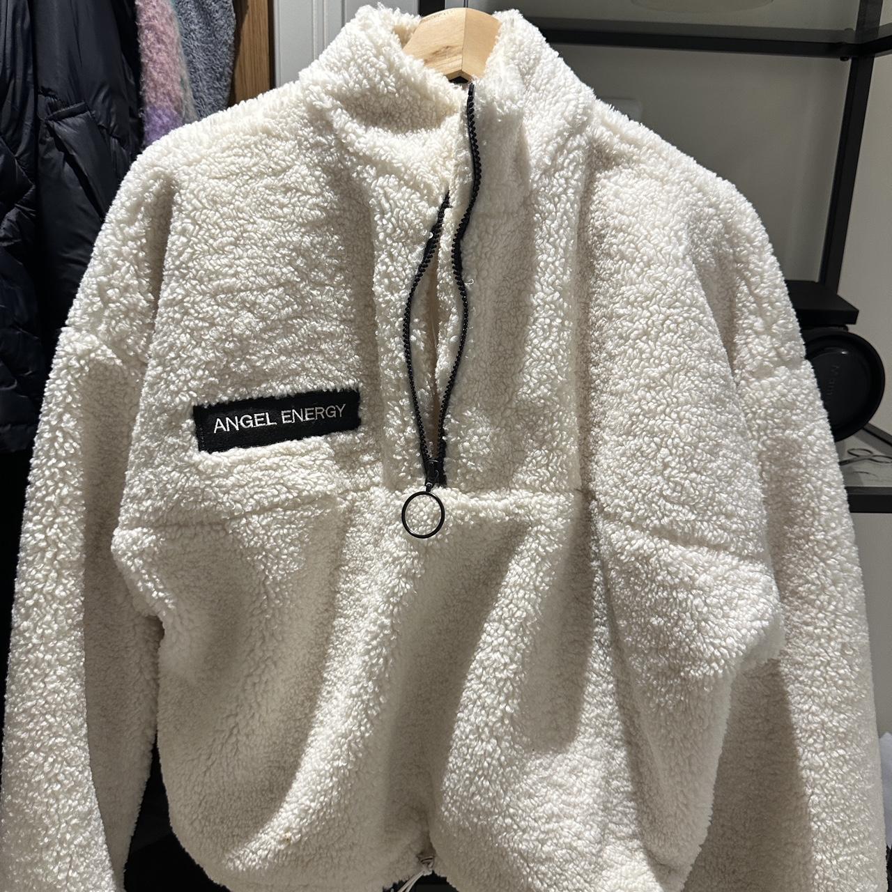 Motel rocks white fleece size medium. Dead stock | Depop