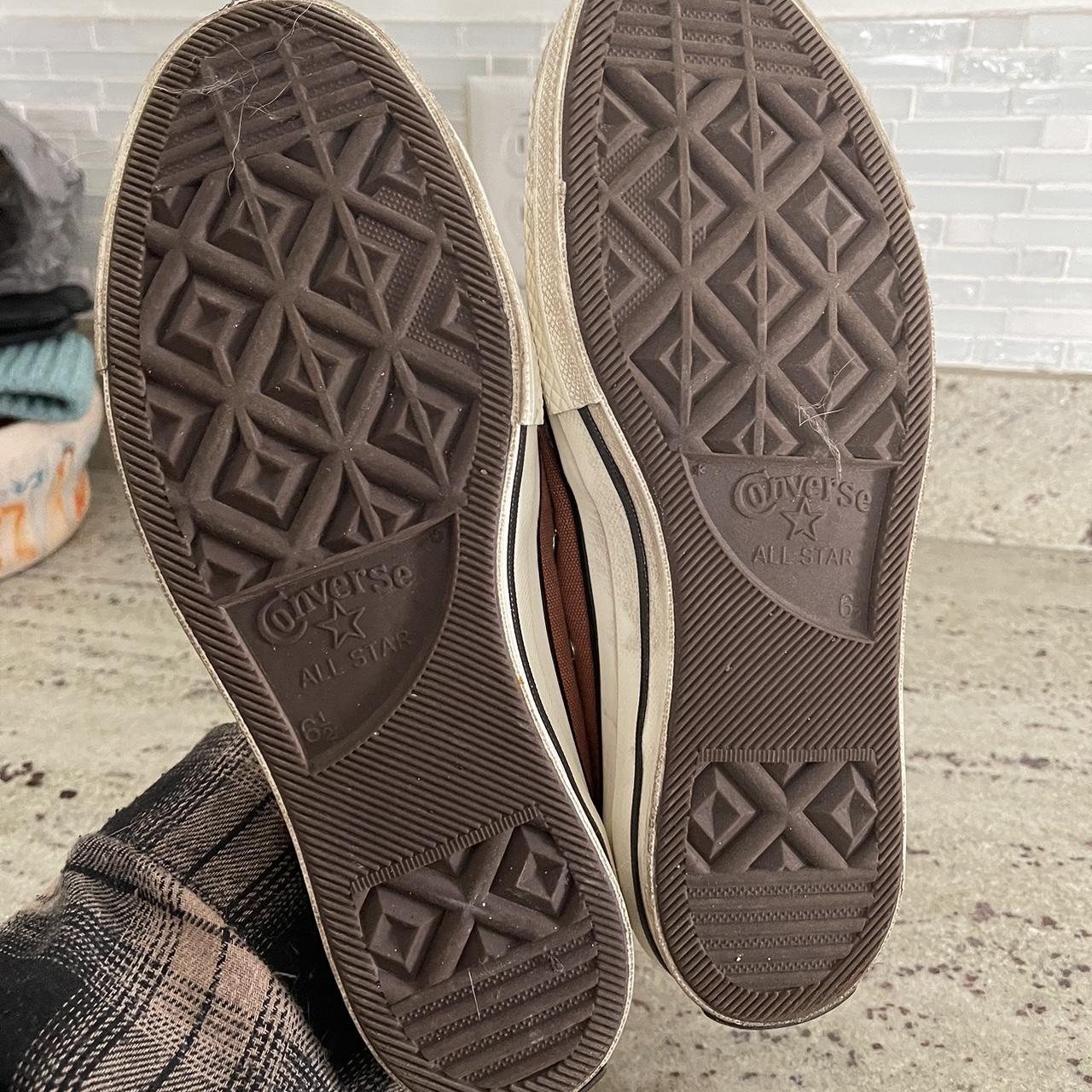 Vintage rust orange converse. Men’s 6.5/women’s... - Depop