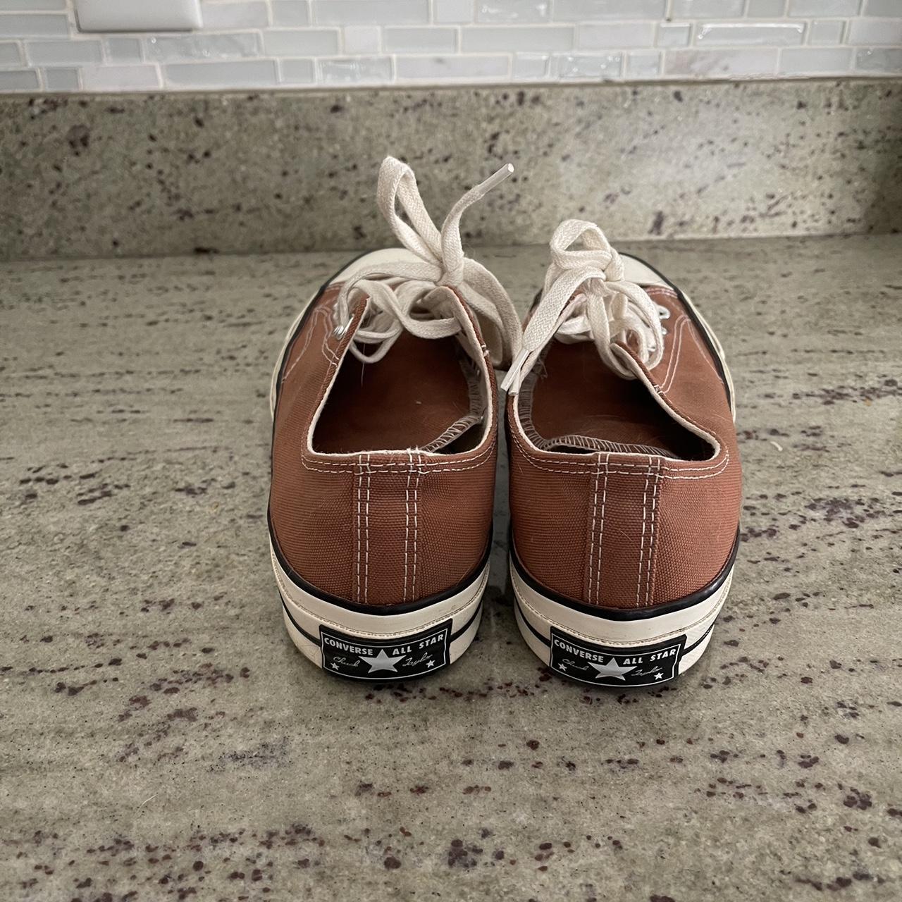 Vintage rust orange converse. Men’s 6.5/women’s... - Depop