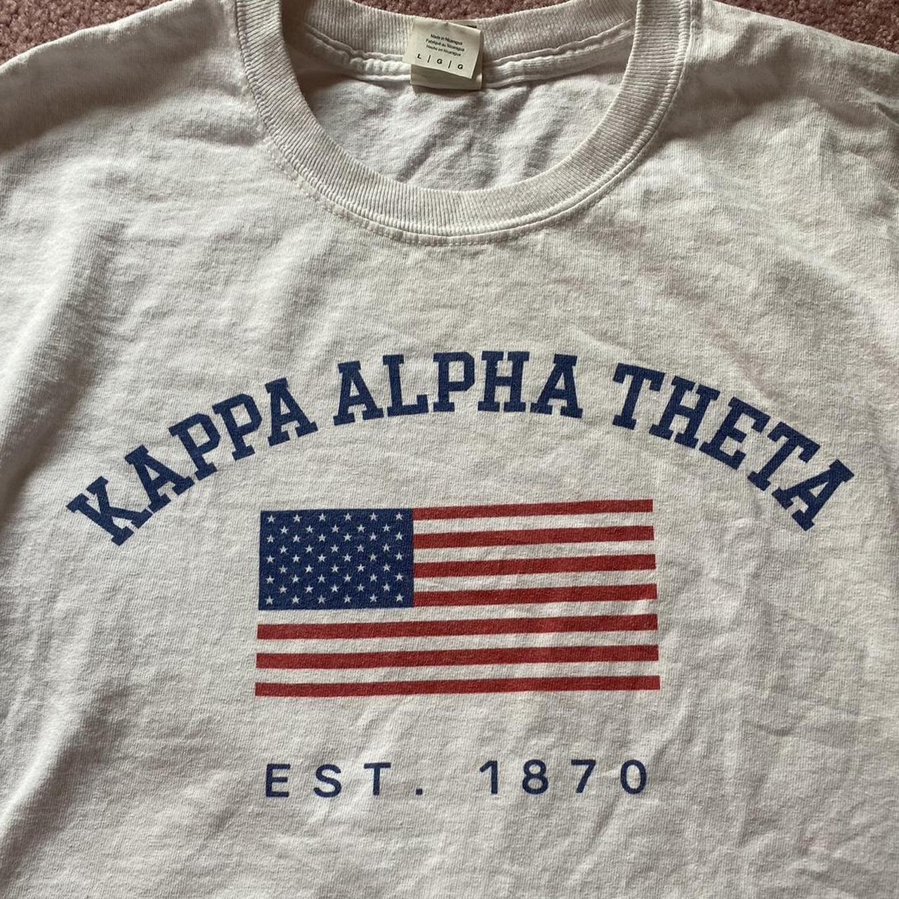 Kappa alpha theta longsleeve size L Super cute I... - Depop