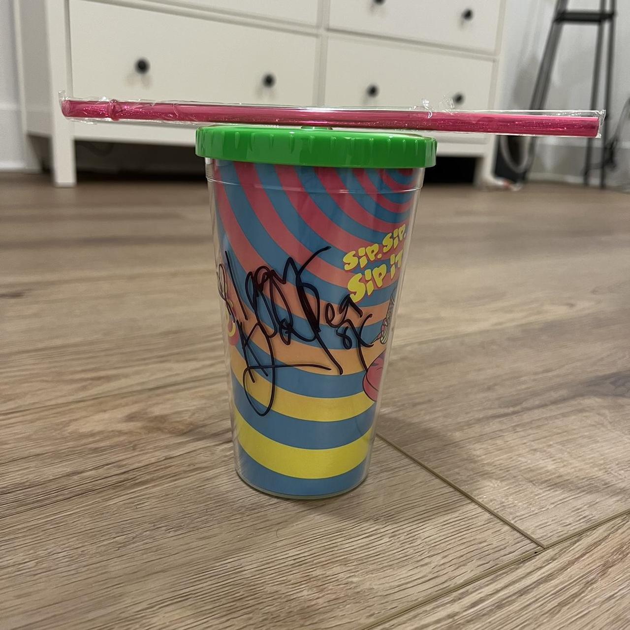 iggy azalea sip it kitty juice signed cup perfect... - Depop