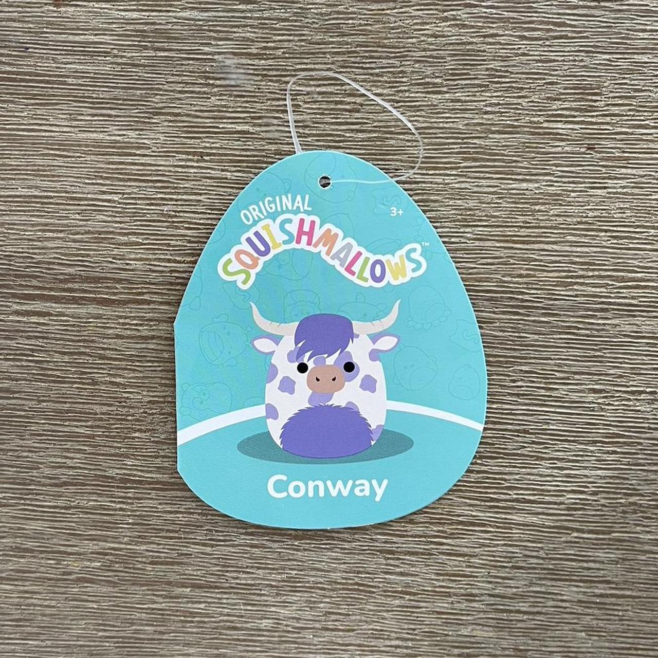 Conway Squishmallow cow clip Tags detached Selling... - Depop