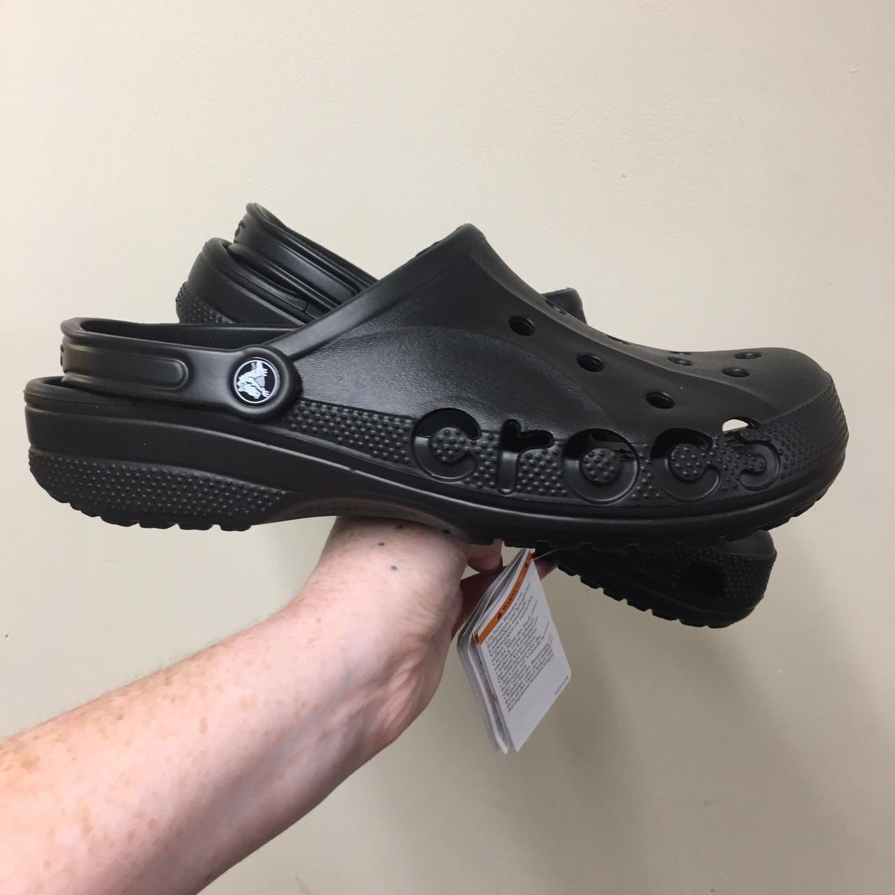 Black Crocs Various sizes available please message... - Depop