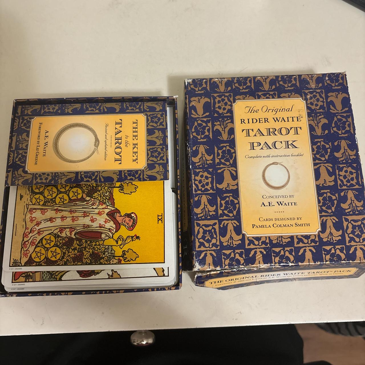 original rider waite tarot pack if looking to... - Depop