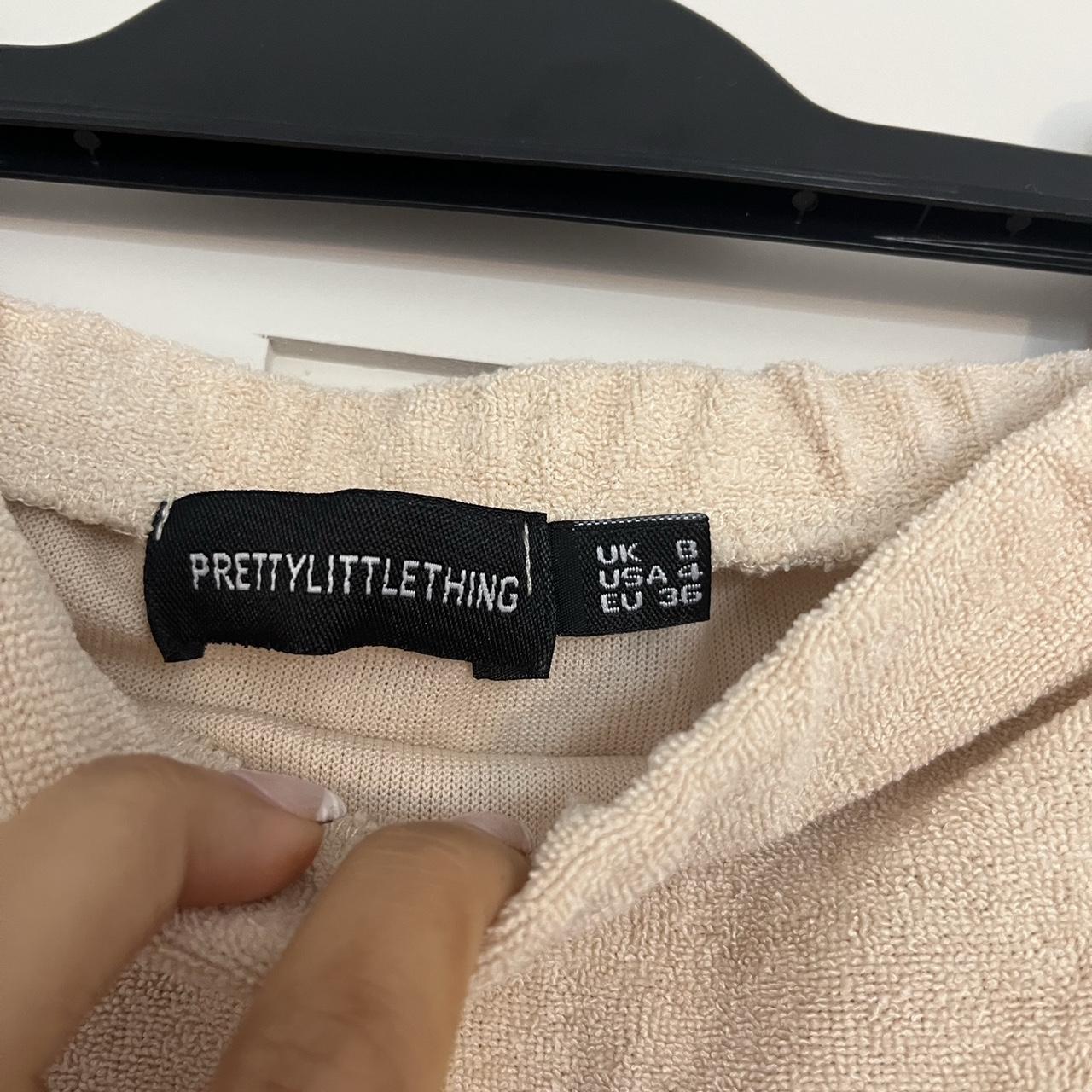 Plt cream soft towelling material midi skirt Only... - Depop