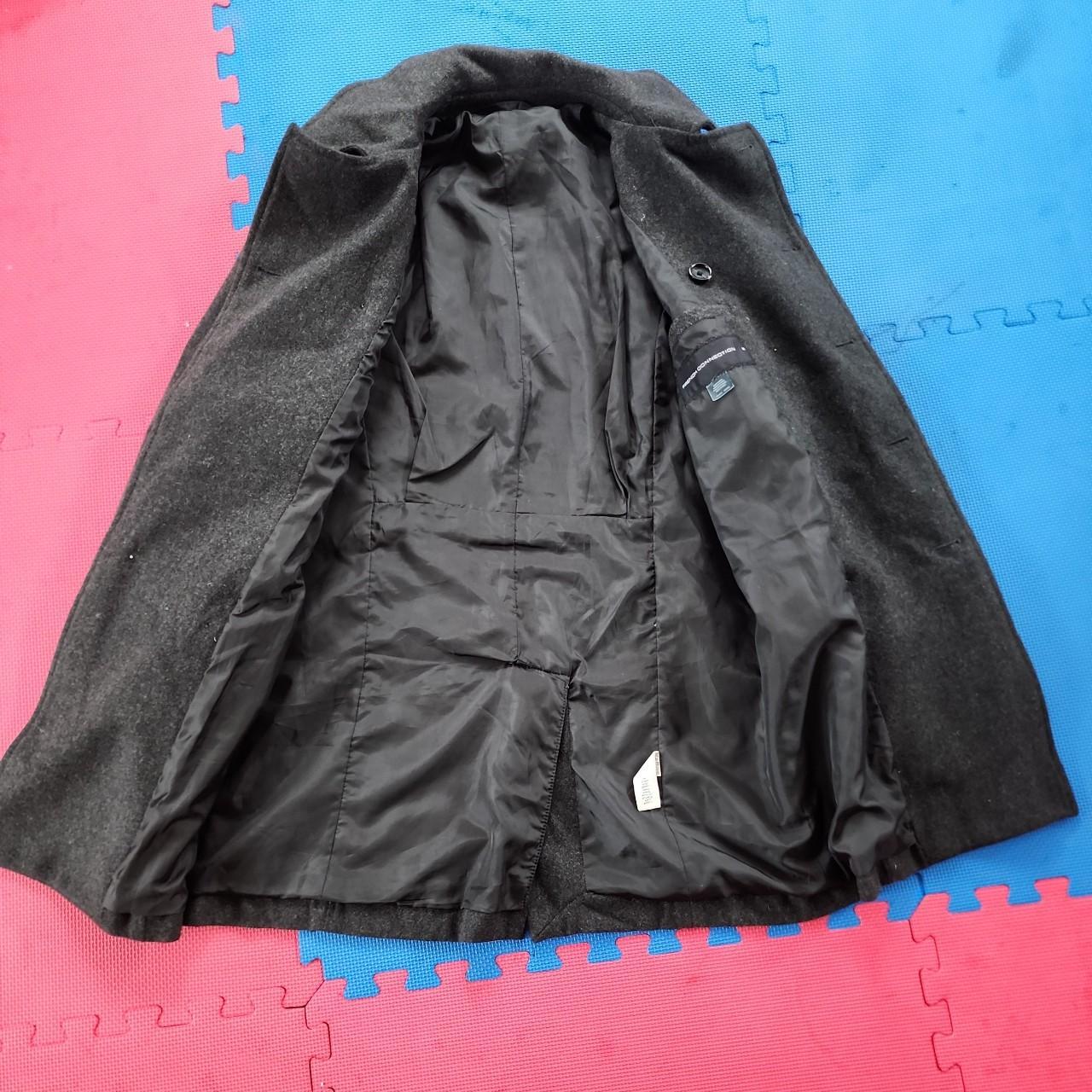 French Connection Women's Grey Coat | Depop