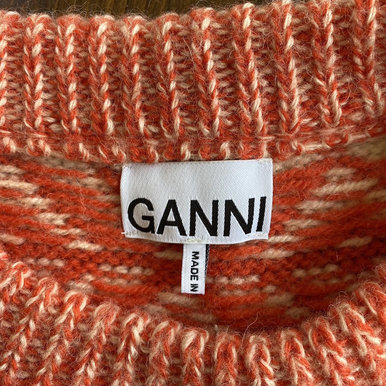 Iconic Ganni red fair isle sweater! Worn a couple of... - Depop
