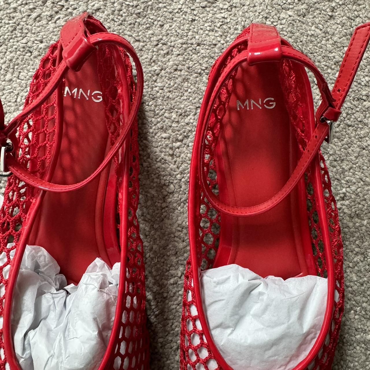 Mango Net Ballet Flat/ Pumps ️ Size 4/37 only... - Depop