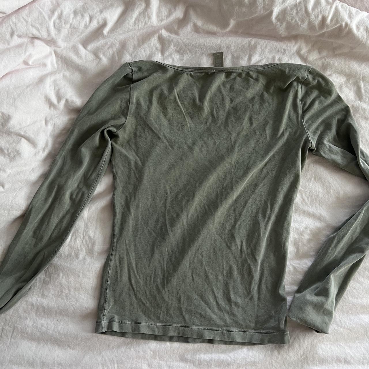 light green skims xxs long sleeve top - Depop