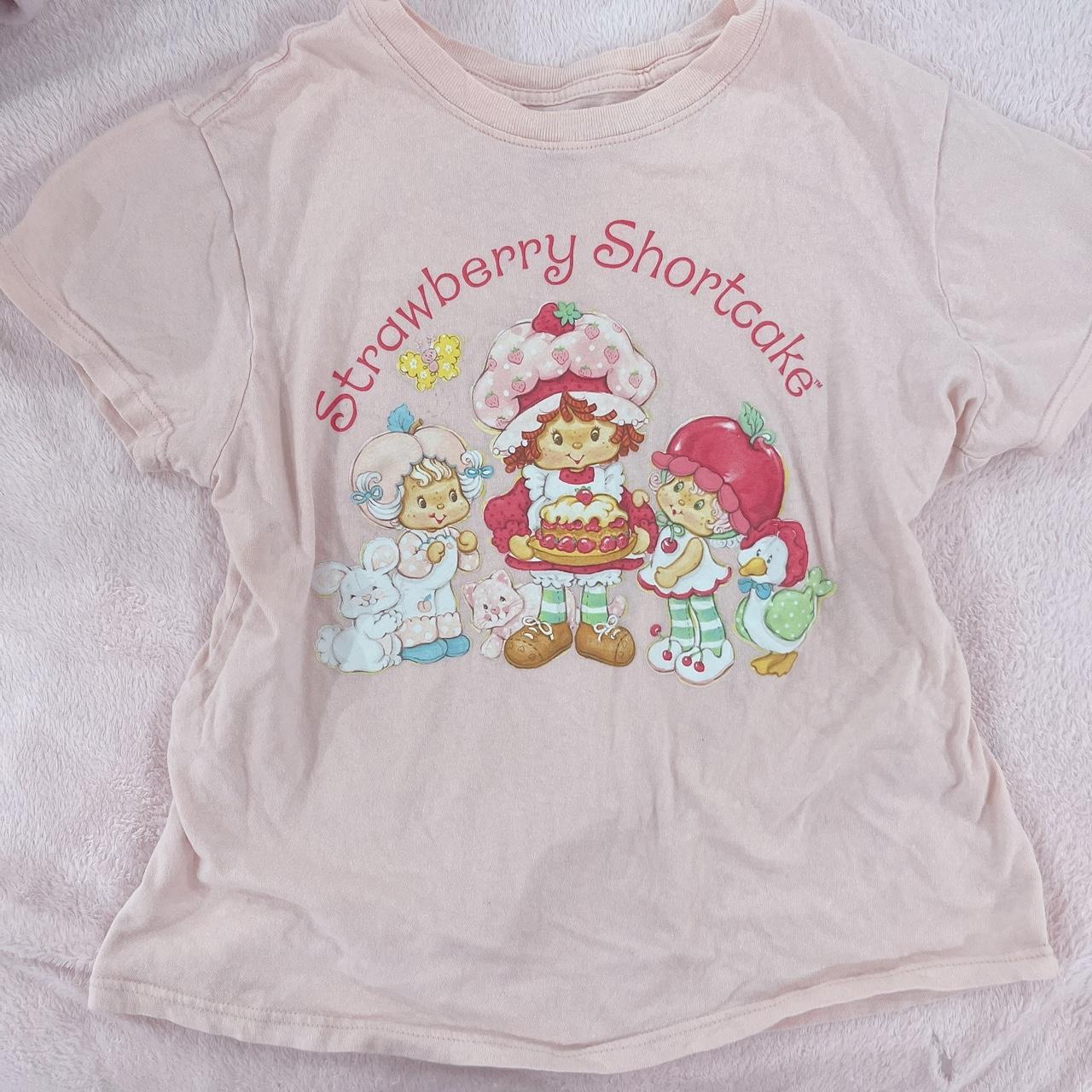 Strawberry shortcake Tee - Size XS - Perfect... - Depop