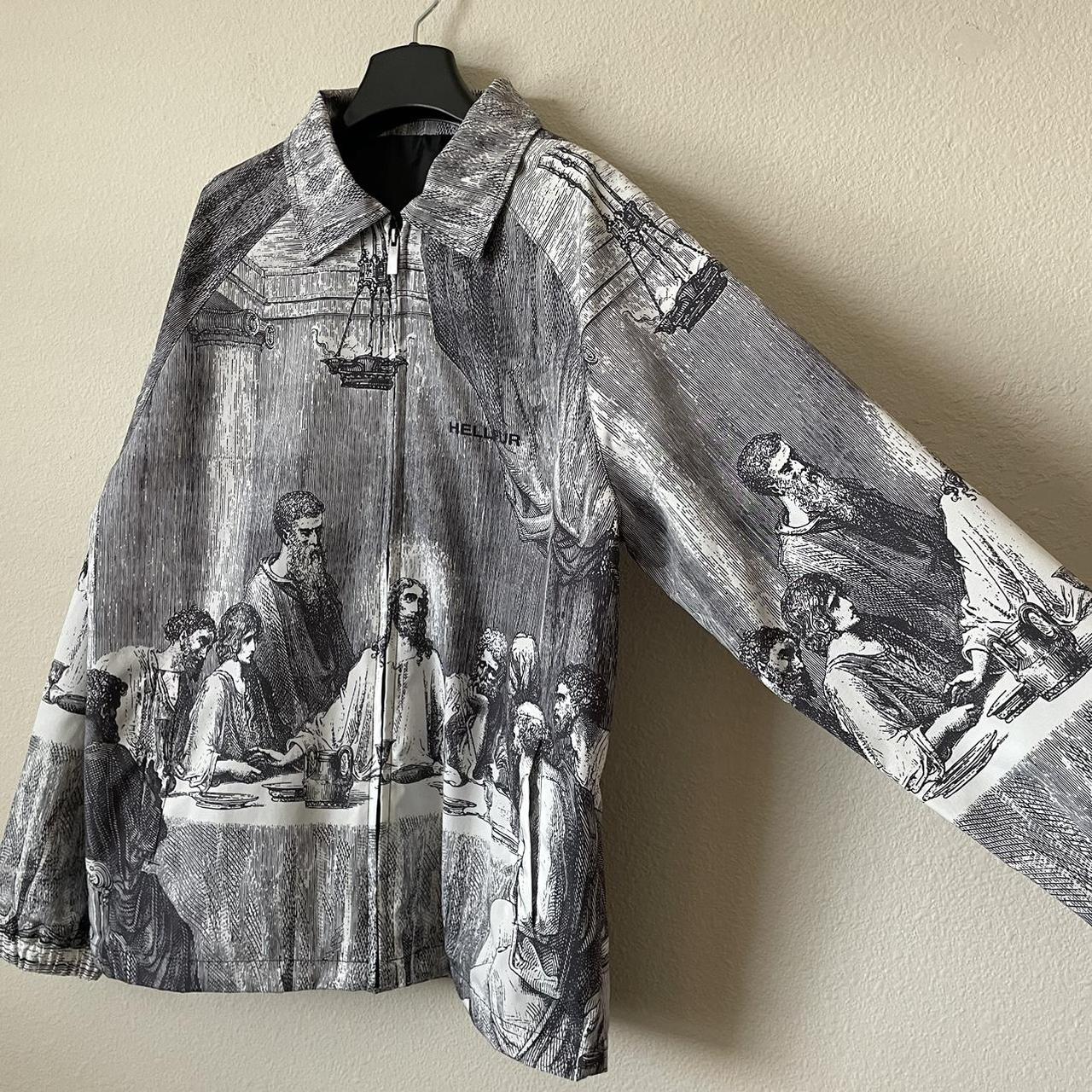 Hellpur Jesus The Last Supper Full Zip Light Jacket.... - Depop
