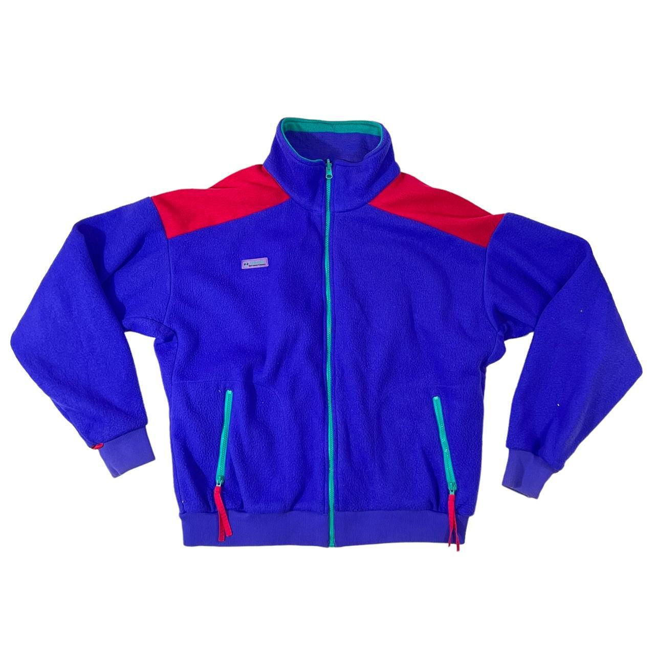 90s Columbia bugaboo ski jacket set ~ purple fleece... - Depop