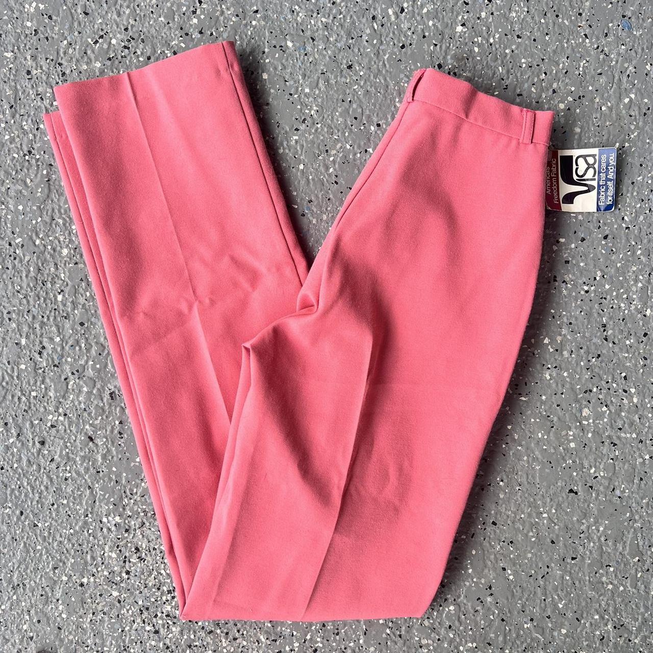 Vintage Deadstock Jackson Square high waisted coral... - Depop