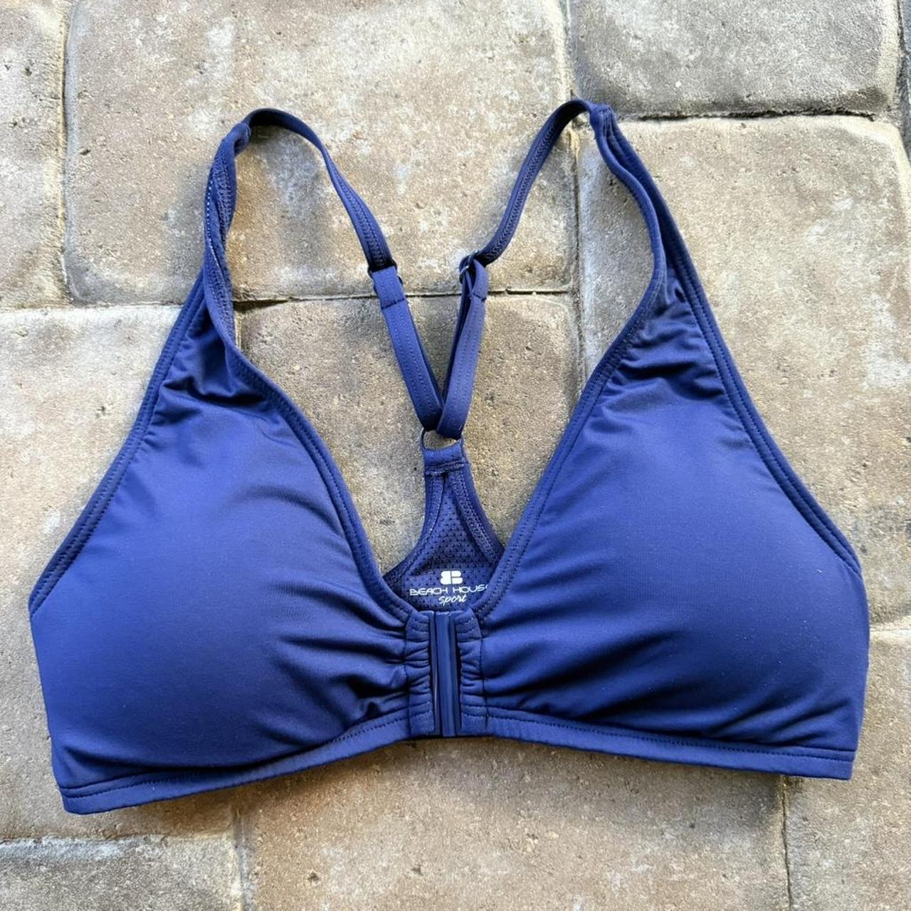 Beach House Swim navy padded swim top • no tags ~... | Depop