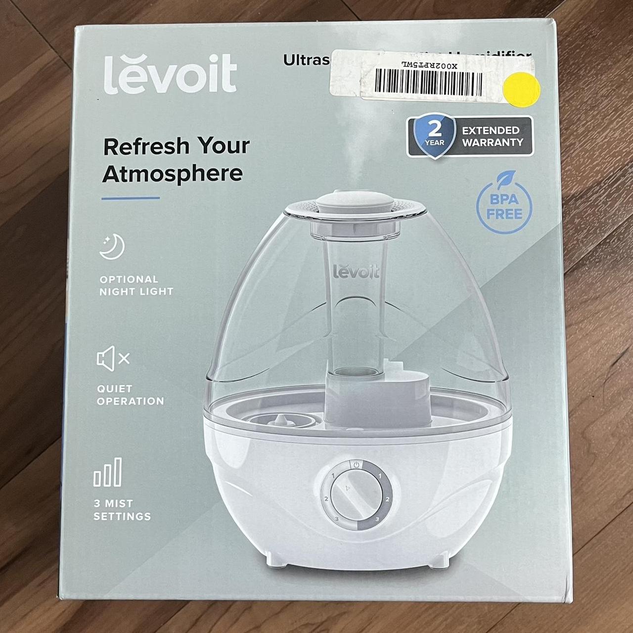 Levoit Ultrasonic Humidifier, white Pick up in... - Depop